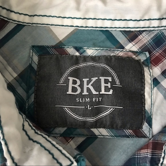 BKE | Shirts | Bke Short Sleeve Button Down L | Poshmark